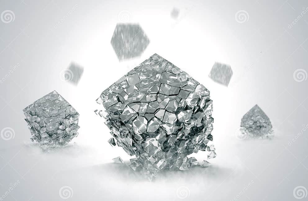 Crystals broken stock illustration. Illustration of crystal - 52226455