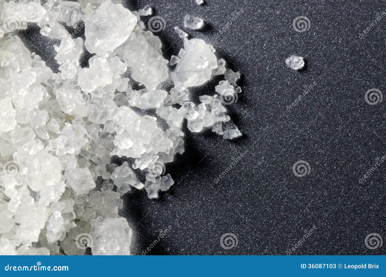 Crystals of coarse seasalt stock image. Image of salt - 36087103