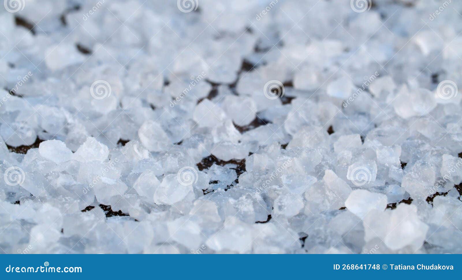 Crystals of food salt stock photo. Image of taste, small - 268641748