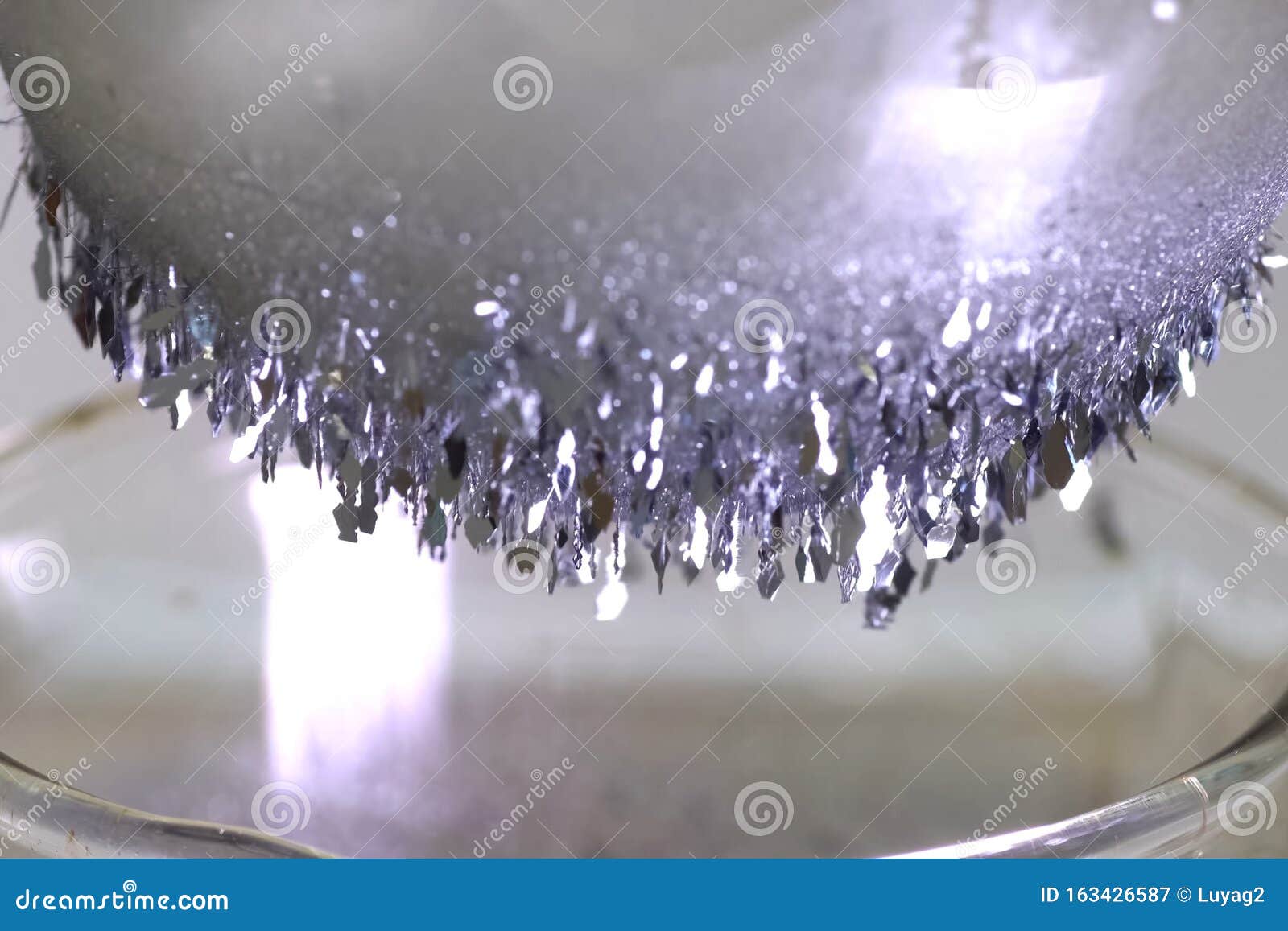 Crystals of Iodine, Iodine in Metal Form Stock Image - Image of pure ...