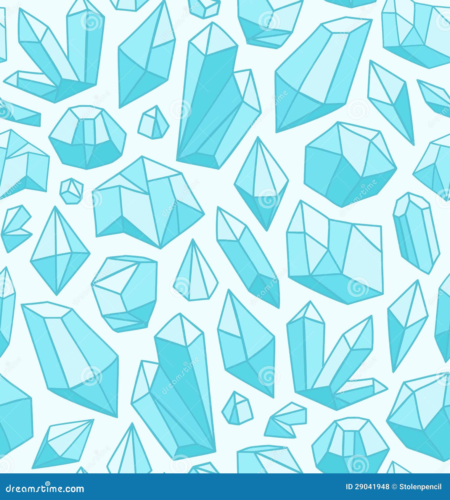 Crystals pattern stock vector. Illustration of decoration - 29041948