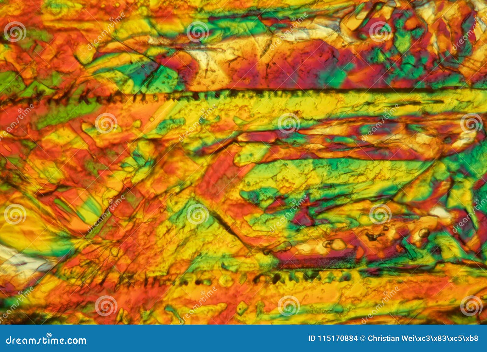 Potassium Ferricyanide Under the Microscope and in Polarized Light ...