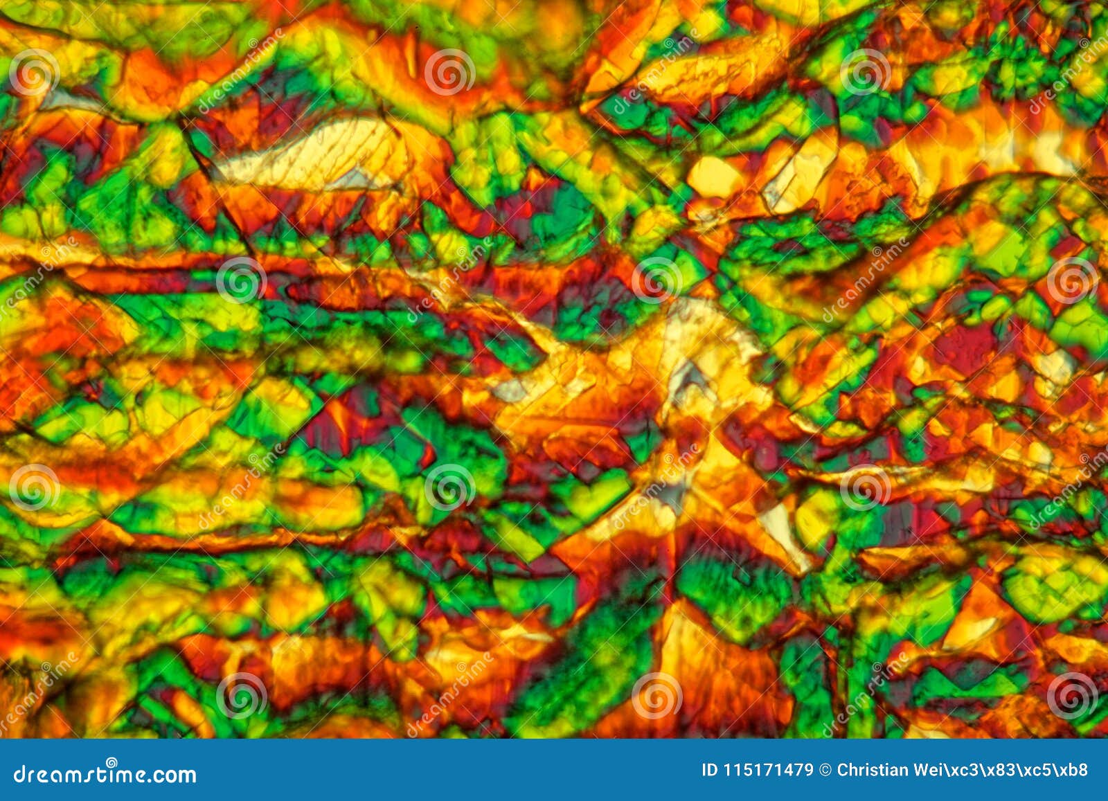 Potassium Ferricyanide Under the Microscope and in Polarized Light ...