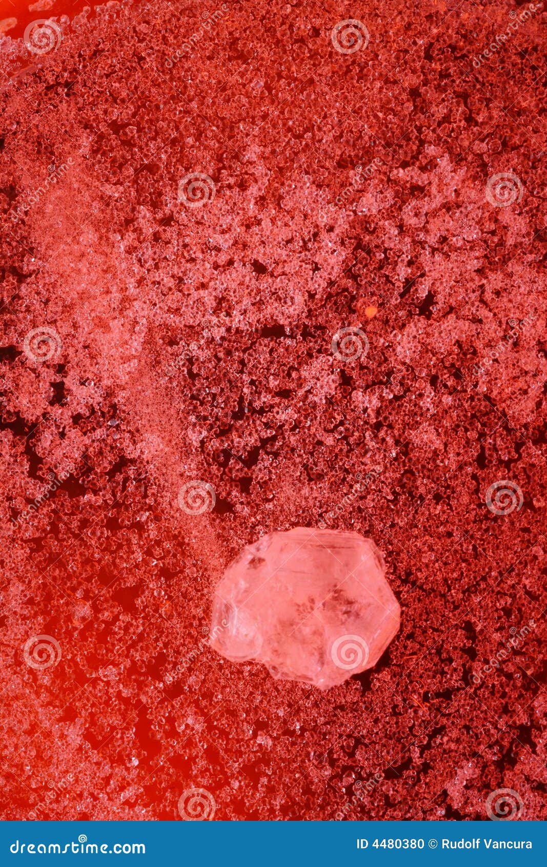 Crystals in red light stock photo. Image of bright, background - 4480380