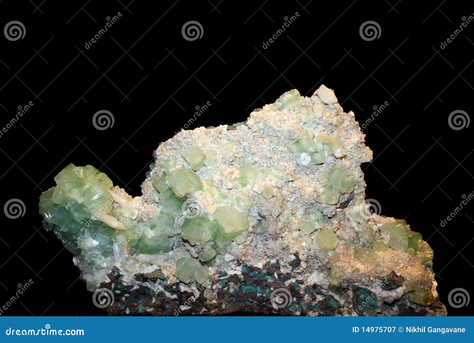 Crystals Rock stock image. Image of crystallized, geology - 14975707