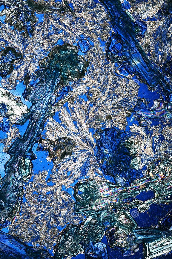 Crystals on Royal Blue stock image. Image of canvas, crystals - 4290419