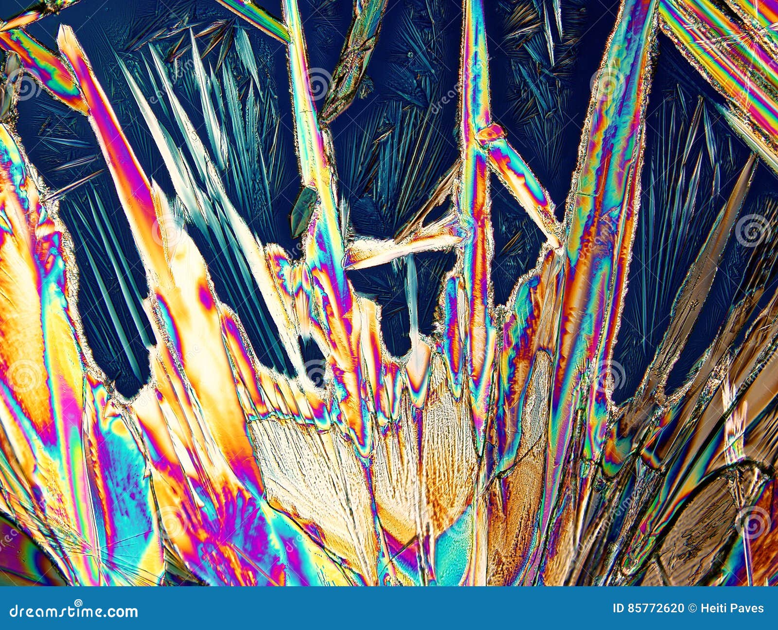 Crystals stock photo. Image of sodium, microscopy, interference - 85772620