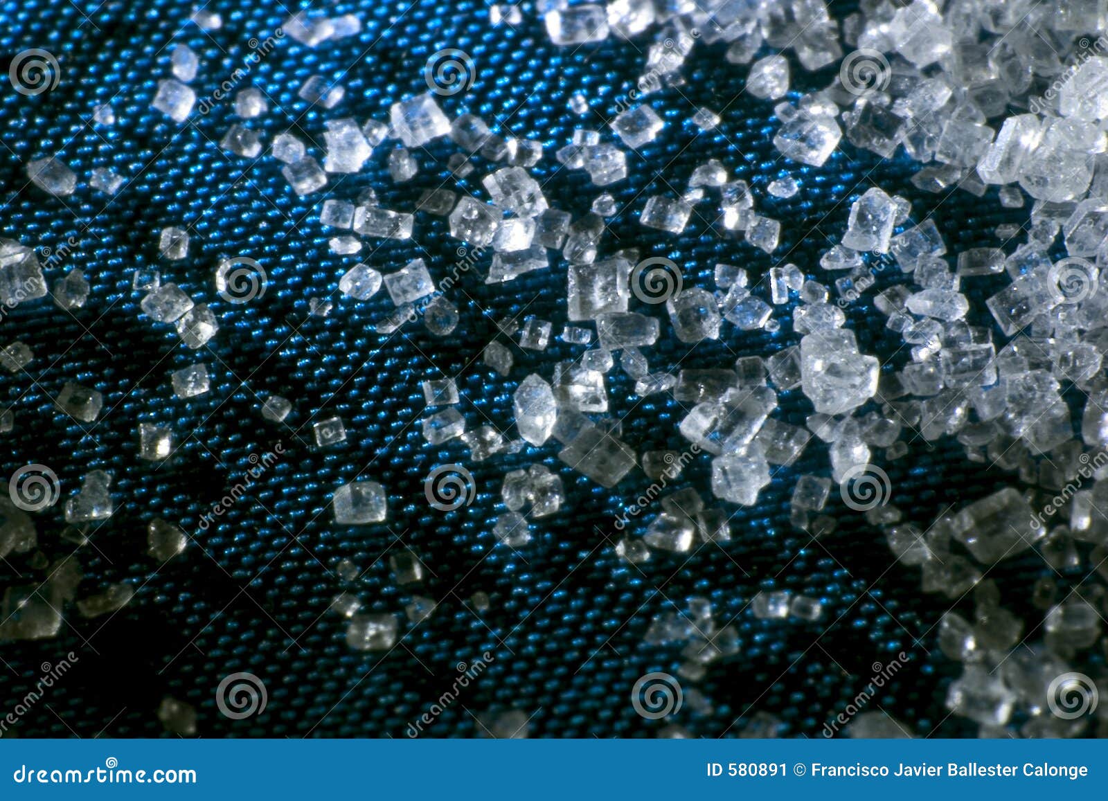 Crystals of sugar stock image. Image of blue, sugar, crystallization ...