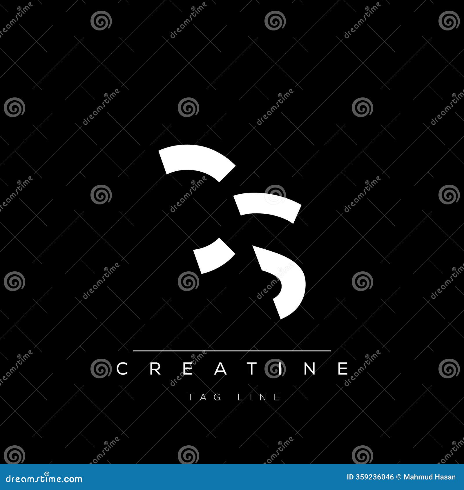 CS creative Monogram Logo stock vector. Illustration of letters - 359236046
