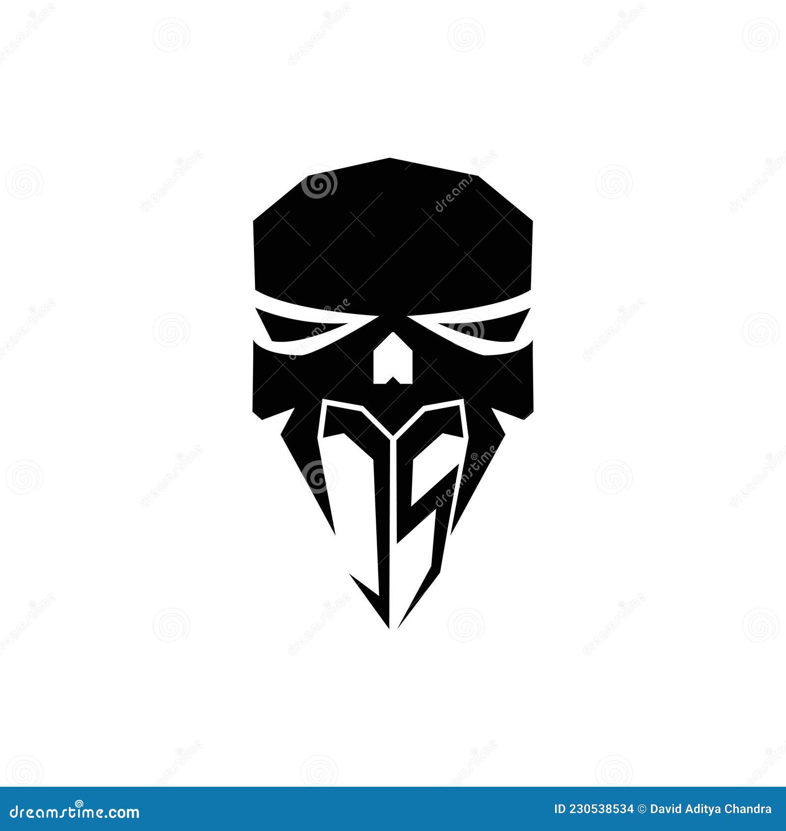 CS Initial Head Skull ESport Logo Stock Vector - Illustration of ...