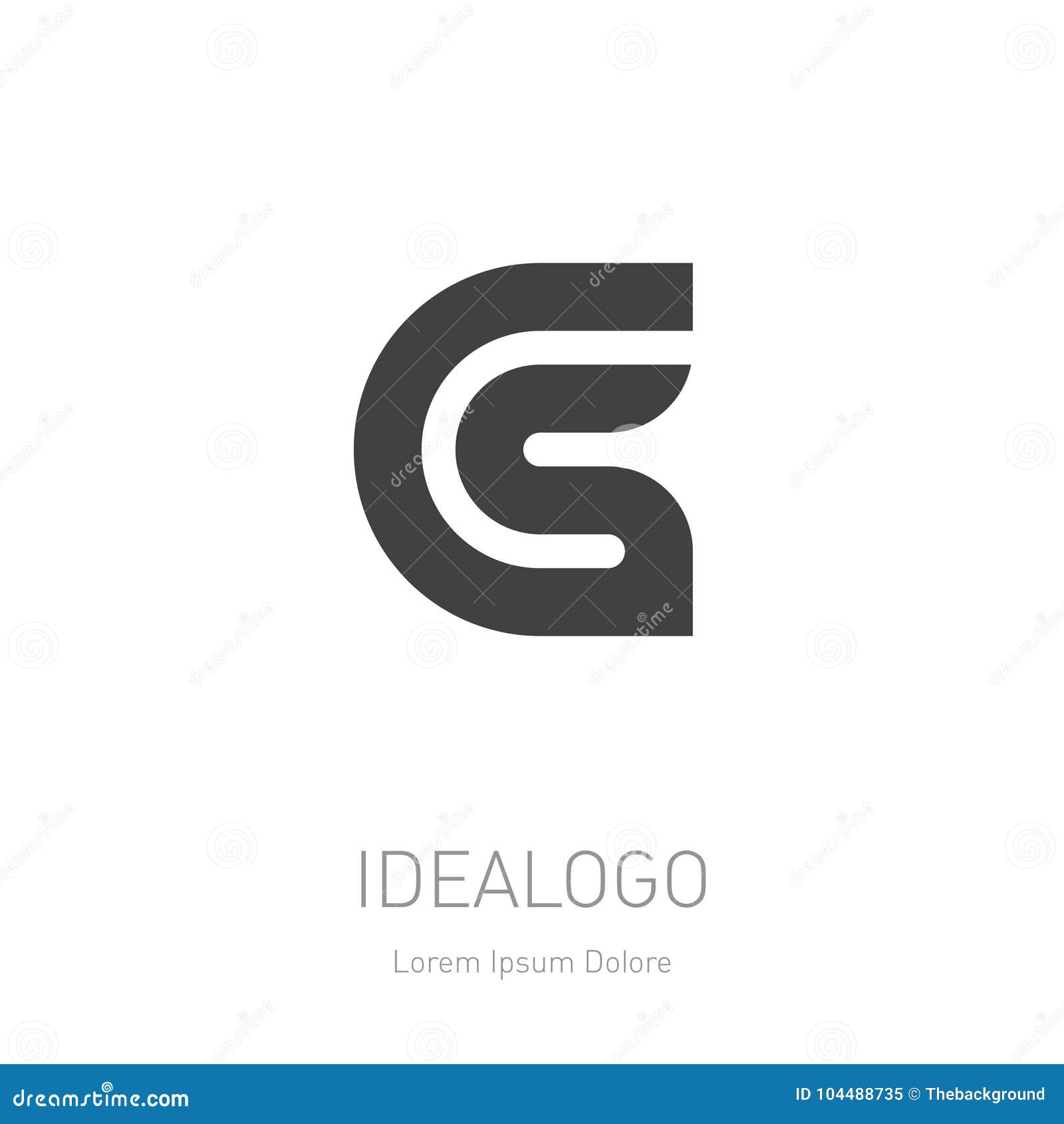 S2 - Monogram Or Logotype. Isometric 3d Font For Design. Volume ...