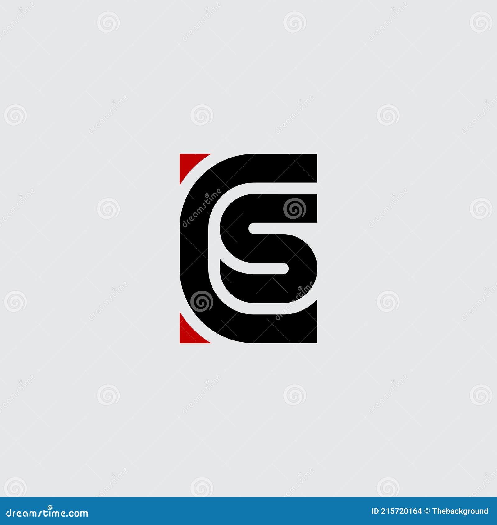 CS - Initials or Logo. Vector Design Element or Icon Stock Vector ...