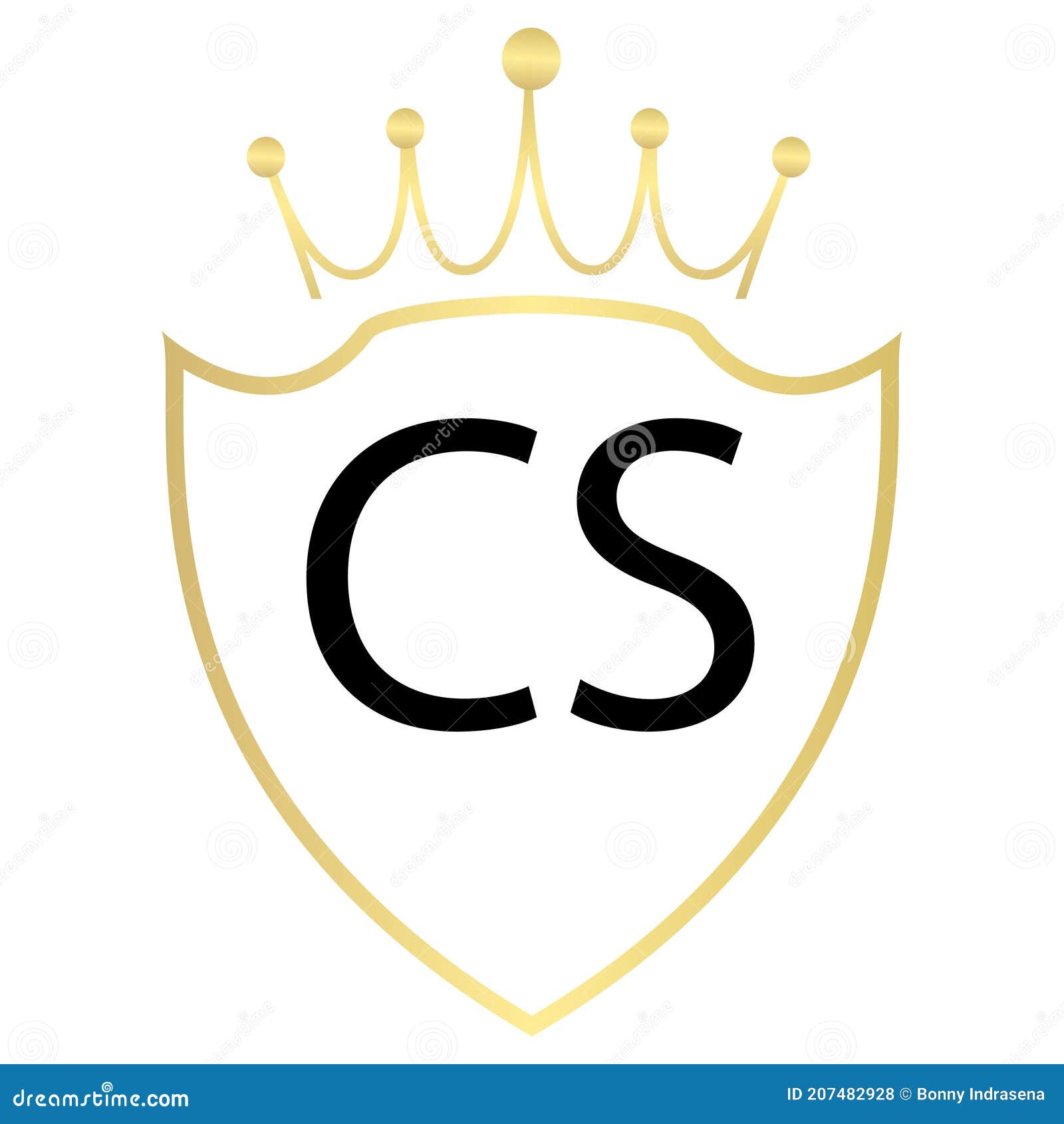 CS Letter Logo Design with Simple Style Stock Vector - Illustration of ...