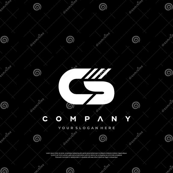 CS Letter Logo, Cs Logo Image Vector Stock Vector - Illustration of ...