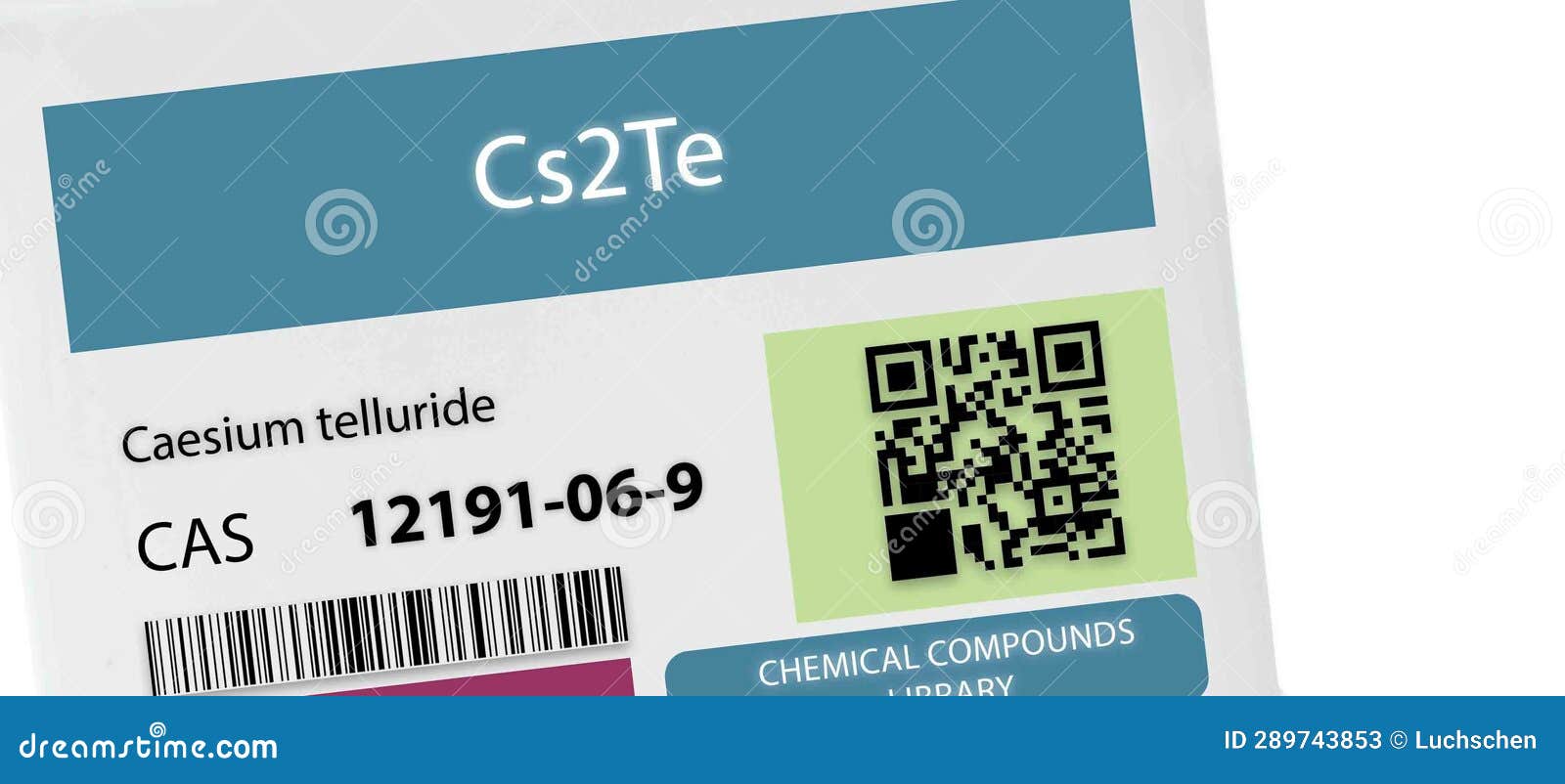 Cs2Te - Cesium Telluride stock image. Image of bottle - 289743853