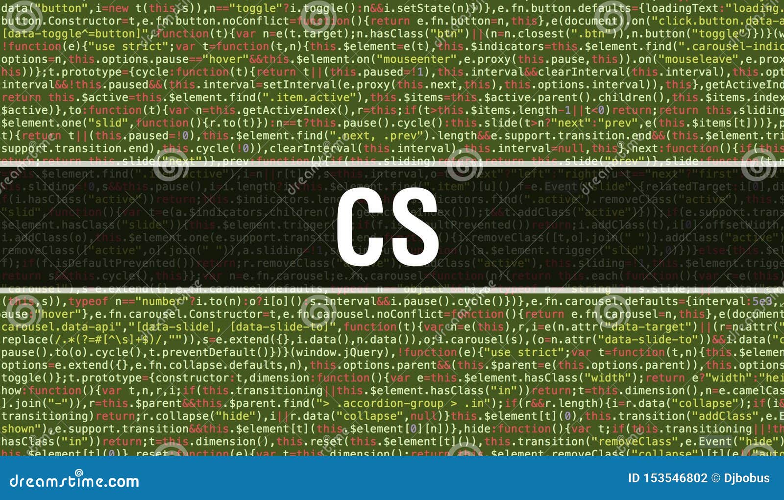 CS Text Written on Programming Code Abstract Technology Background of ...