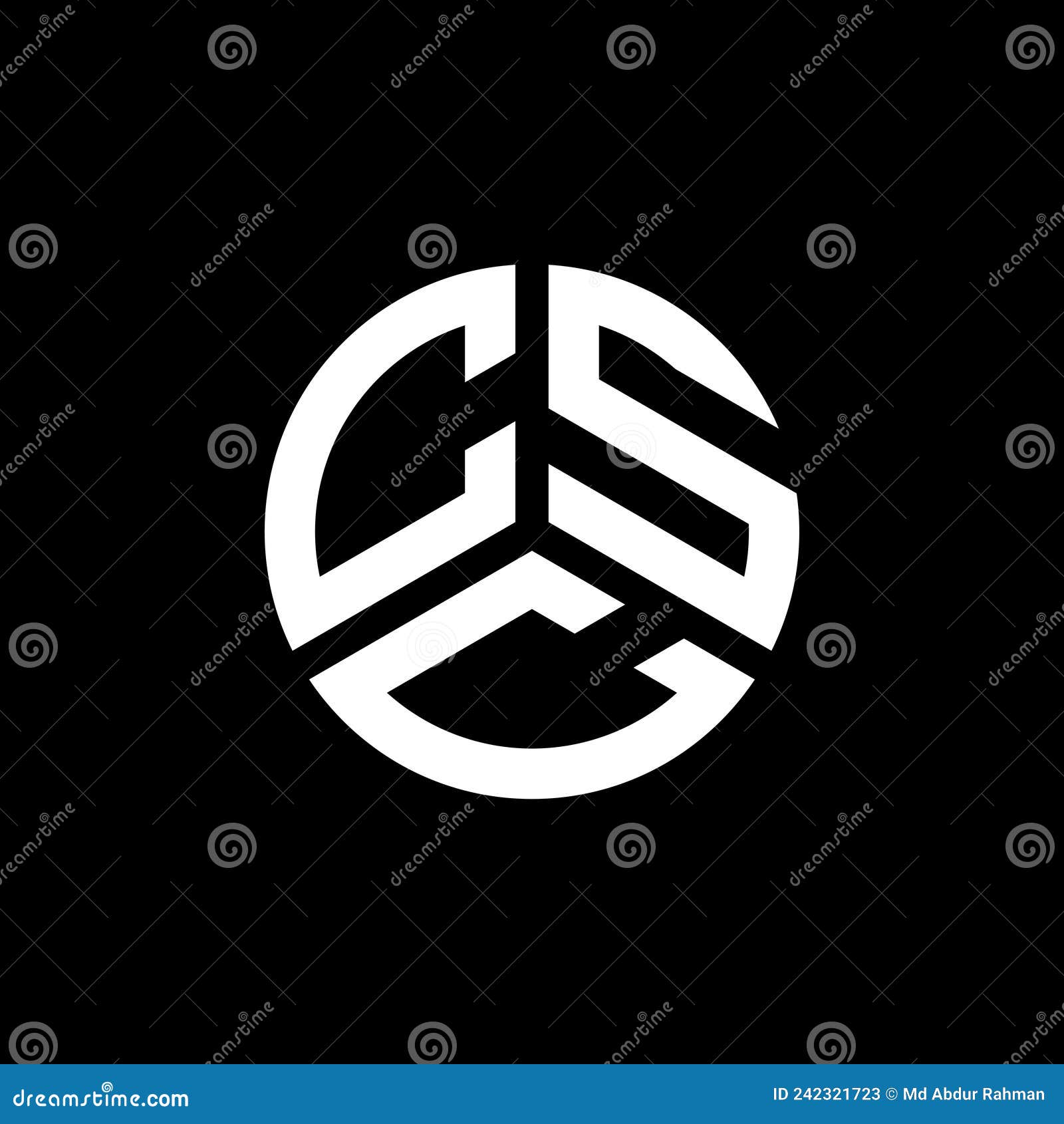 CSC Letter Logo Design On White Background. CSC Creative Initials ...