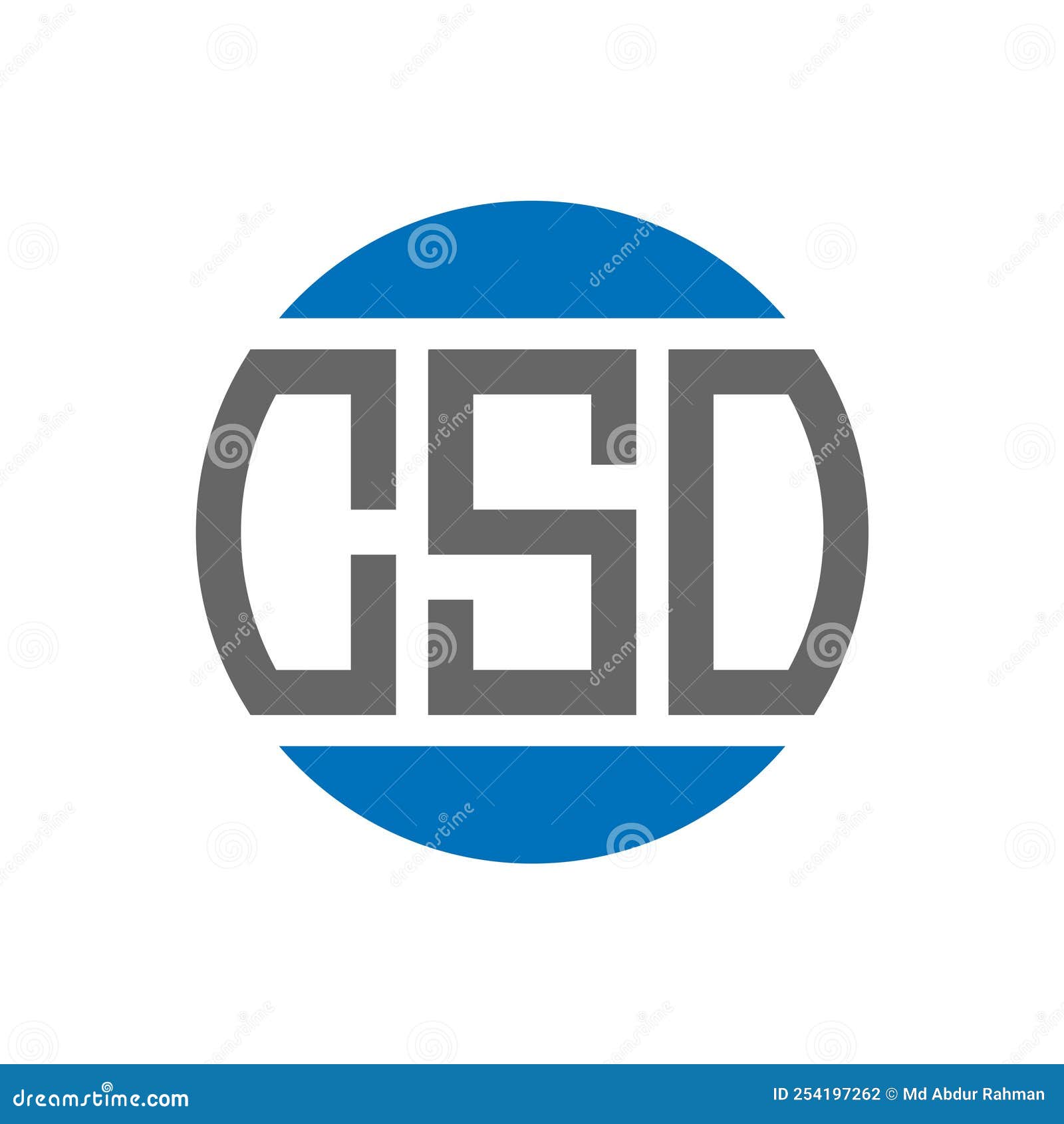 CSD Letter Logo Design on White Background. CSD Creative Initials ...