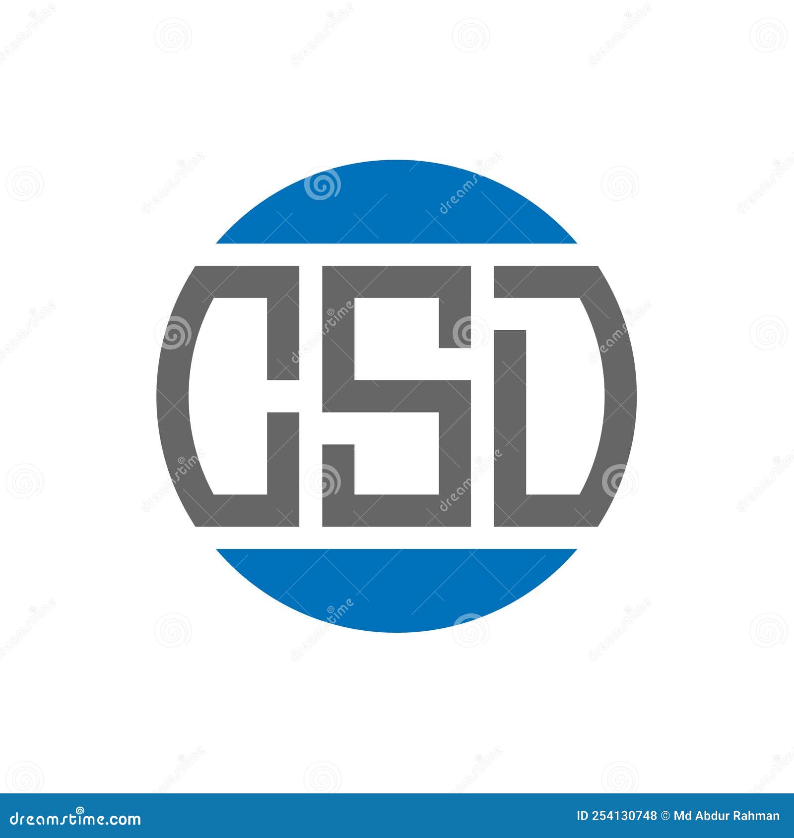 CSD Letter Logo Design on White Background. CSD Creative Initials ...