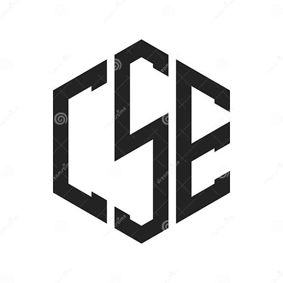 CSE Logo Design. Initial Letter CSE Monogram Logo Using Hexagon Shape ...