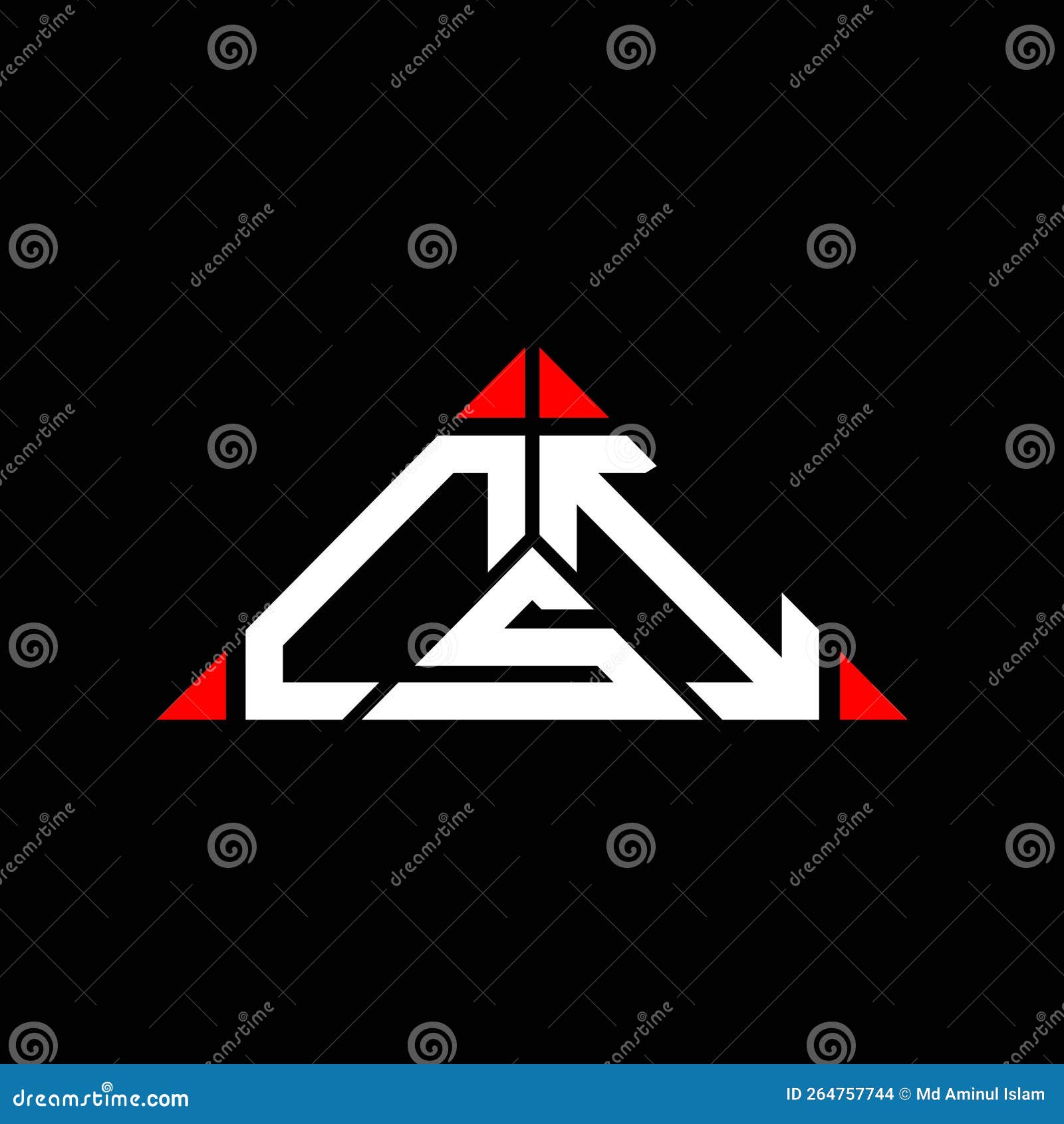 CSI Letter Logo Creative Design with Vector Graphic Stock Vector ...