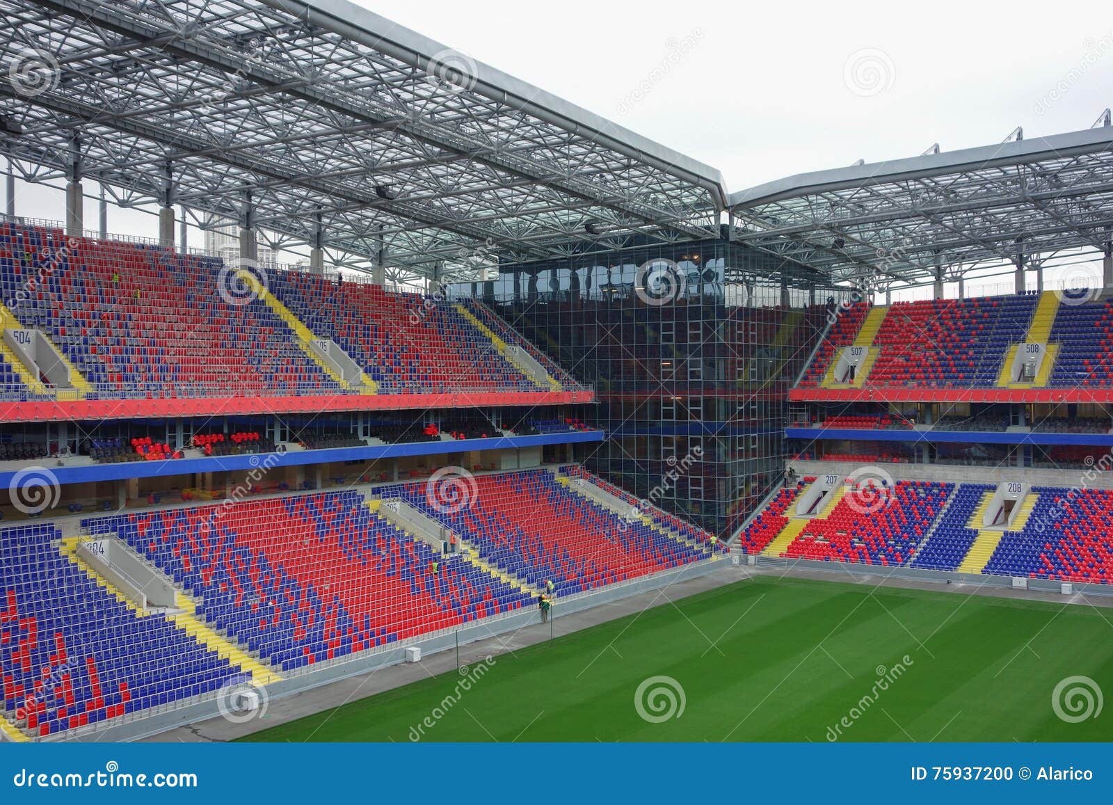 CSKA Stadium in Moscow editorial image. Image of architecture - 75937200