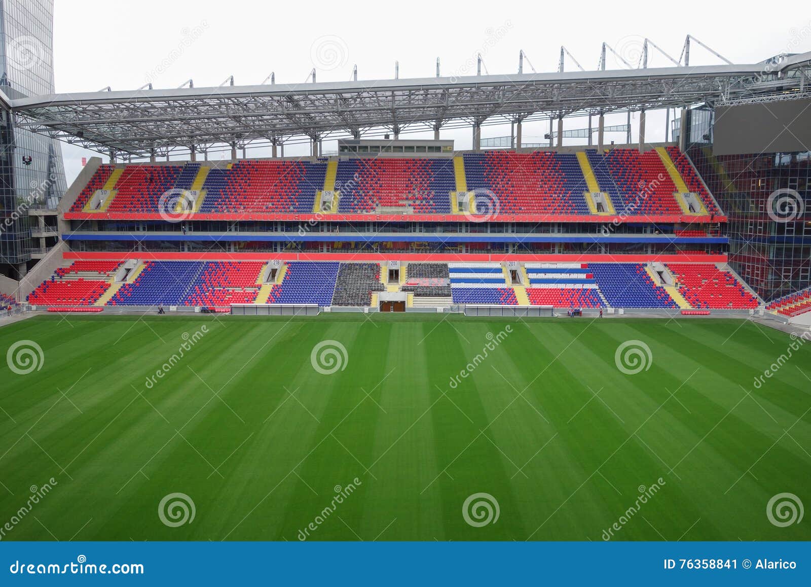 CSKA Stadium in Moscow editorial photo. Image of city - 76358841