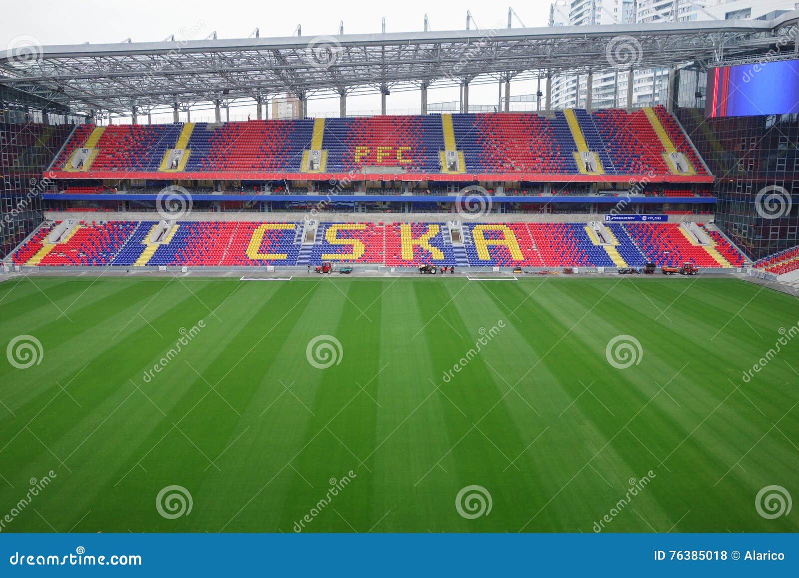 CSKA Stadium in Moscow editorial stock photo. Image of urban - 76385018