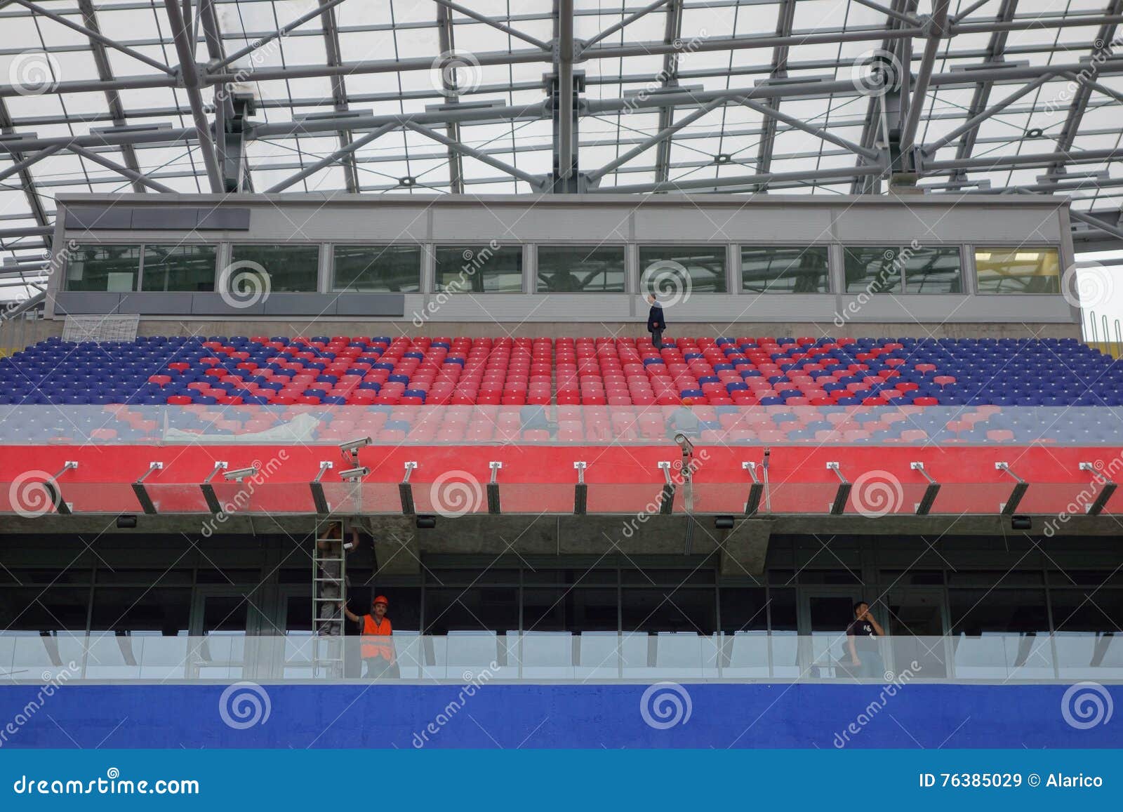 CSKA Stadium in Moscow editorial stock image. Image of city - 76385029