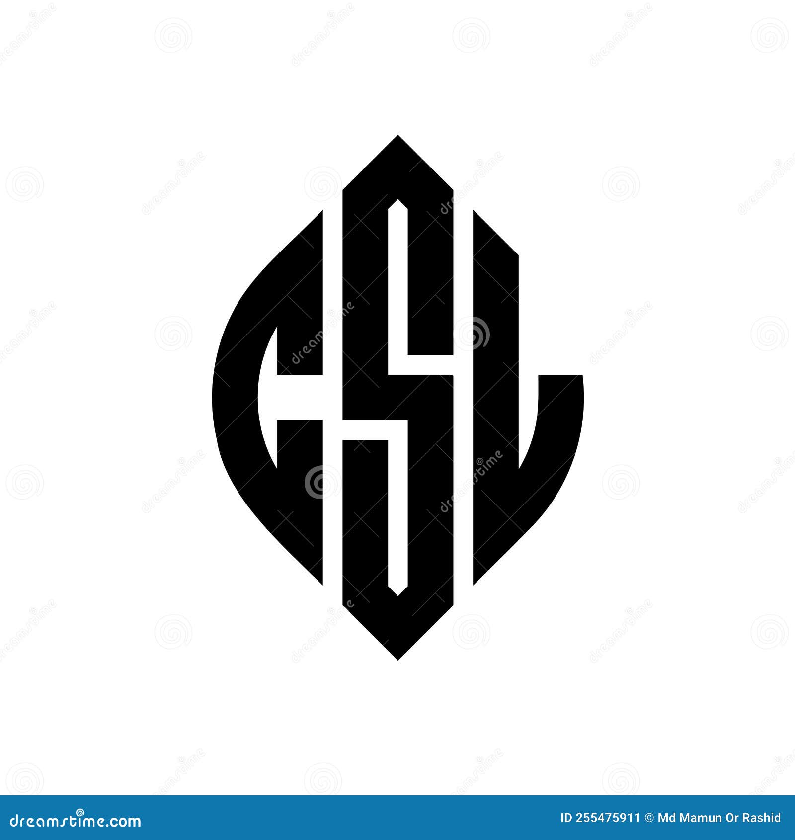 CSL Circle Letter Logo Design with Circle and Ellipse Shape. CSL ...