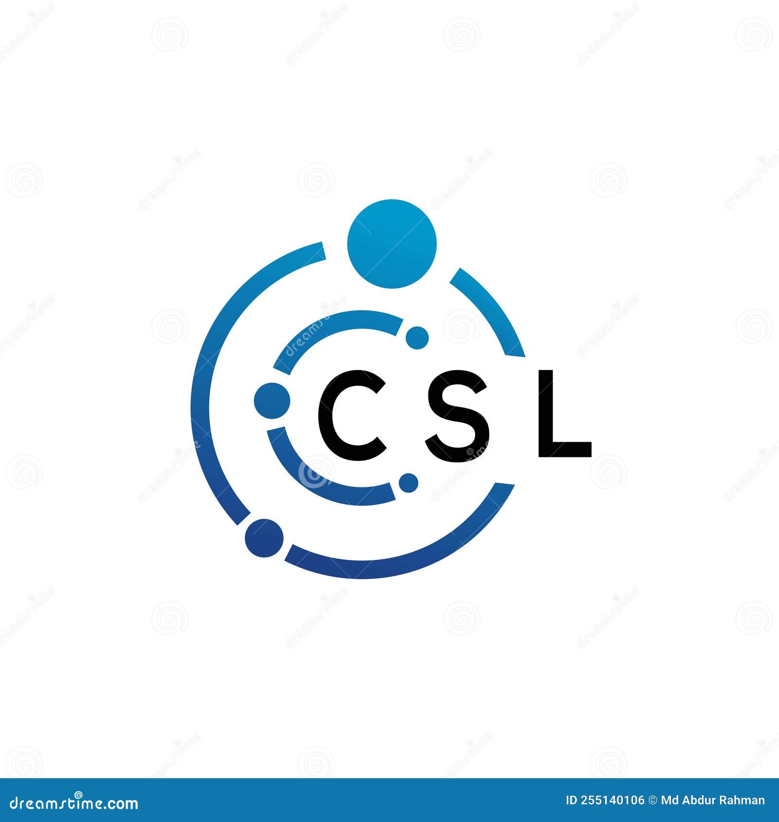 CSl Letter Logo Design on White Background. CSl Creative Initials ...