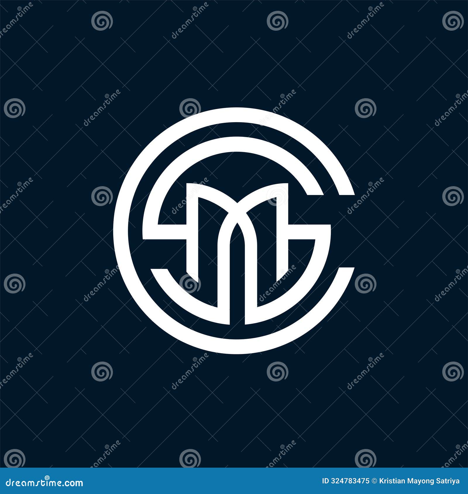 CSM Letter Logo Design On Black Background. Vector Illustration ...