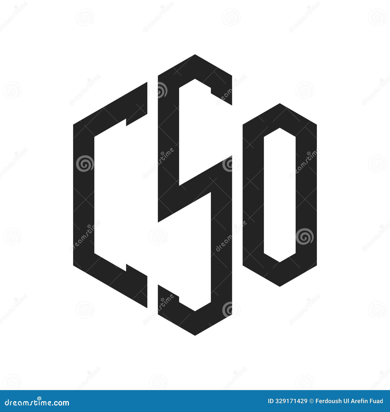 CSO Logo Design. Initial Letter CSO Monogram Logo Using Hexagon Shape ...