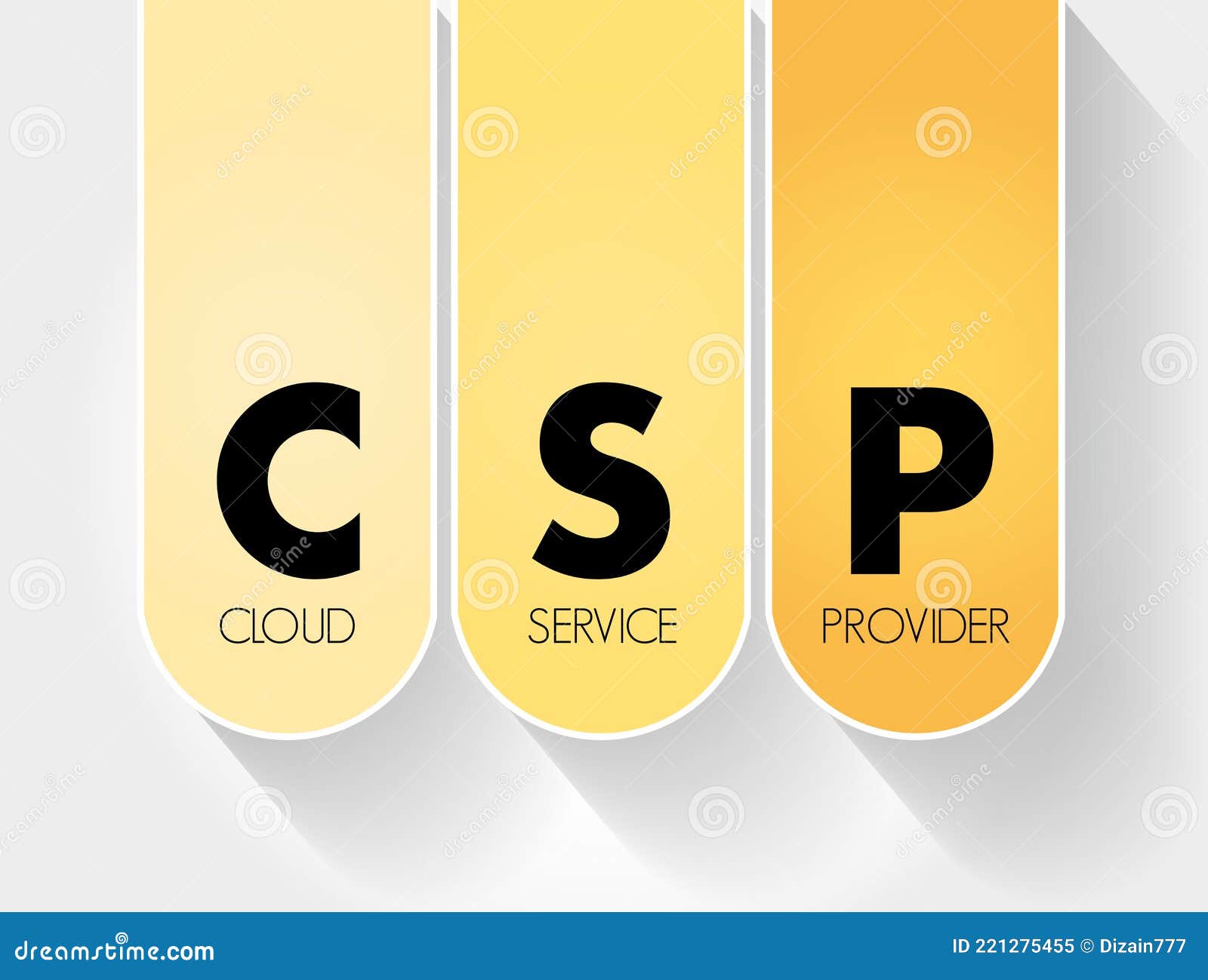 CSP - Cloud Service Provider Acronym, Technology Business Concept ...
