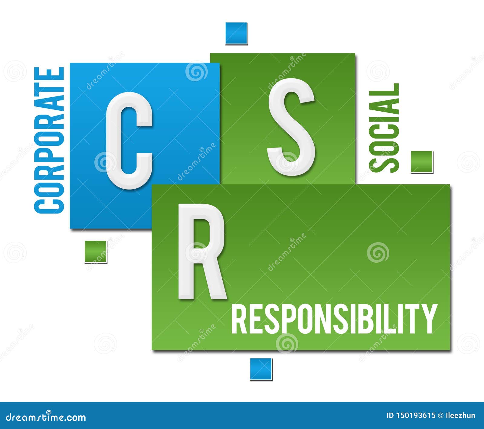 CSR - Corporate Social Responsibility Green Blue Squares Text Stock ... CSR - Corporate Social Responsibility Green Blue Squares Text Stock ...