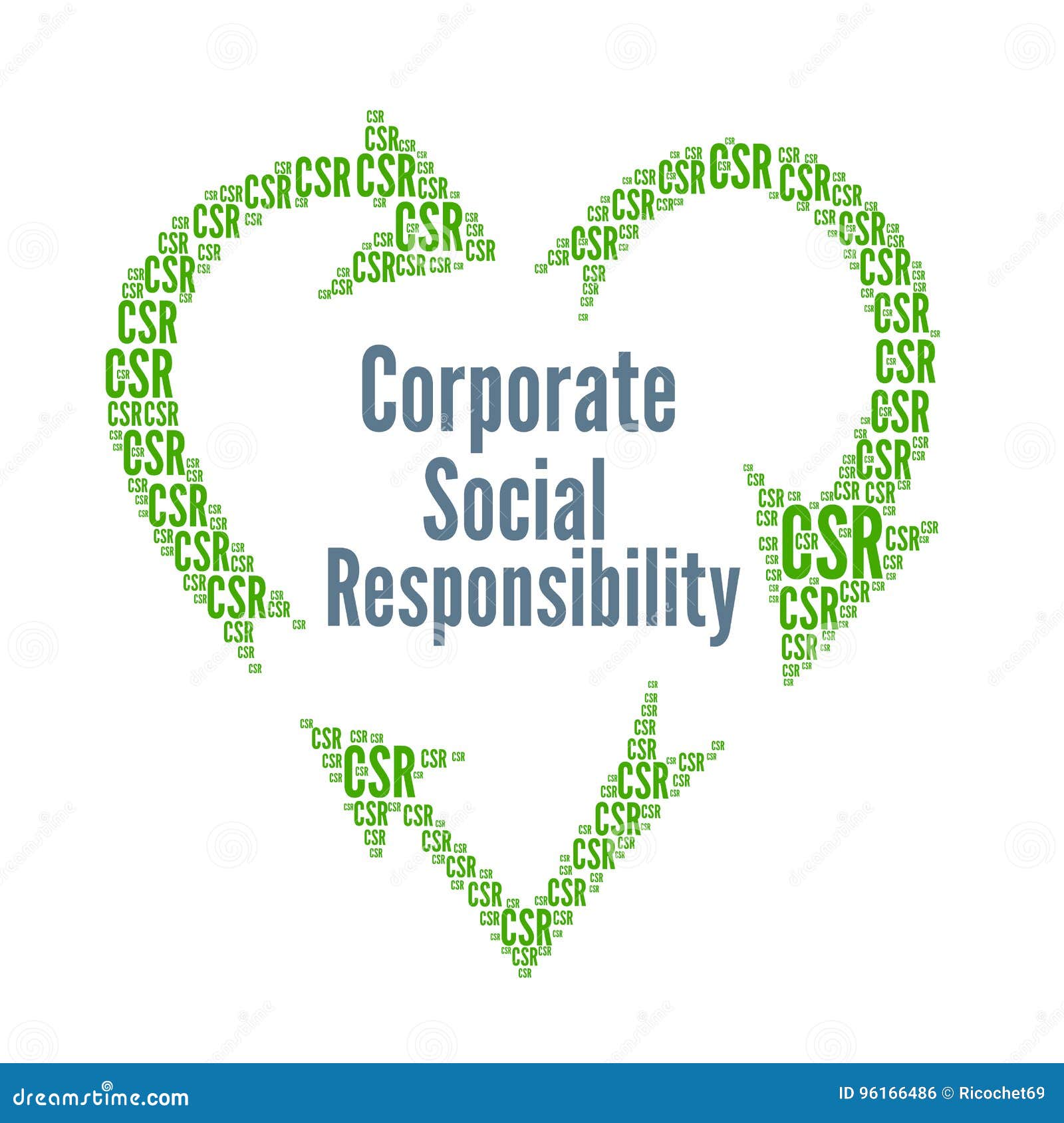 CSR Corporate Social Responsibility Stock Illustration - Illustration ...