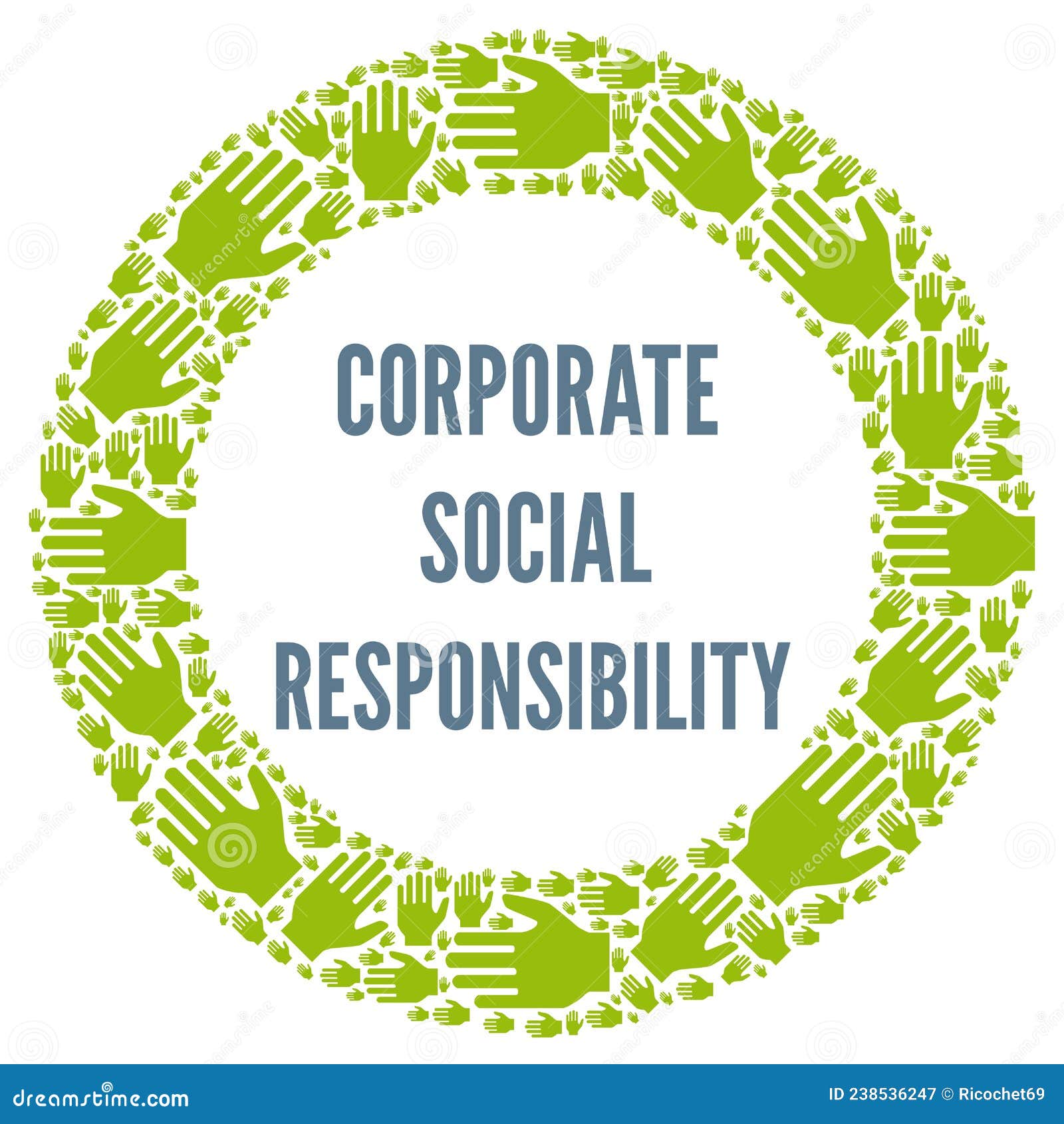 CSR Corporate Social Responsibility Symbol Stock Illustration ...