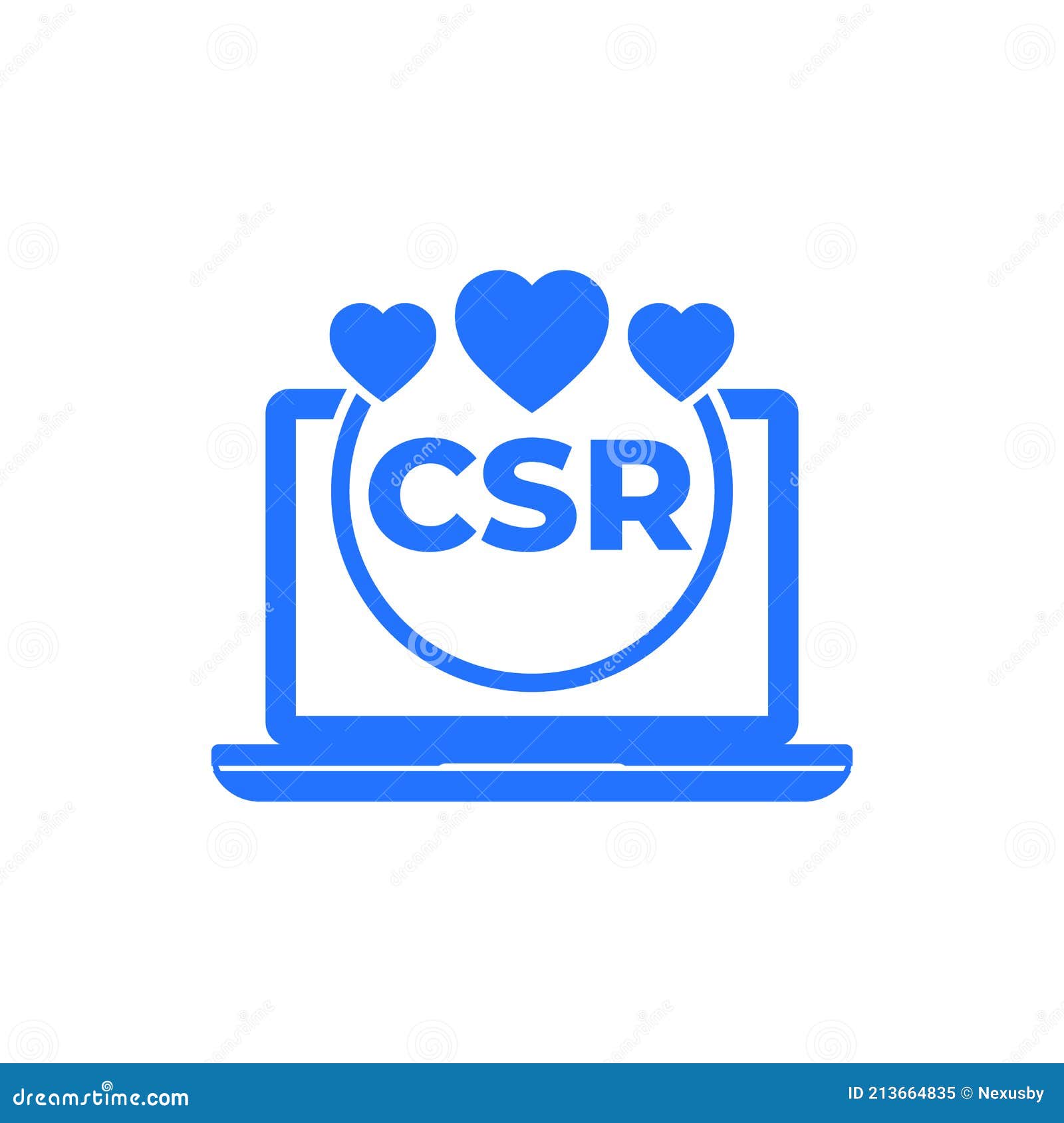 CSR, Corporate Social Responsibility Vector Icon Stock Vector ...