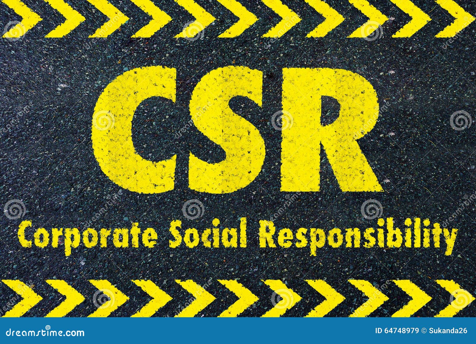 CSR - Corporate Social Responsibility Word Stock Image - Image of ...