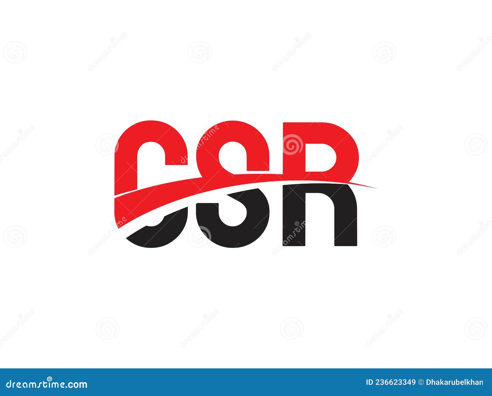 CSR Letter Initial Logo Design Vector Illustration Stock Vector ...
