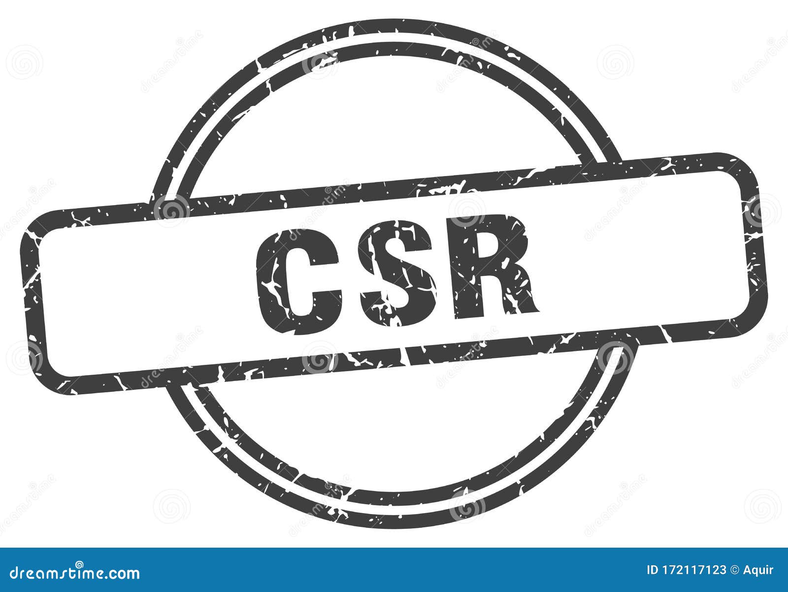 Csr Stamp. Csr Round Grunge Sign Stock Vector - Illustration of circle ...