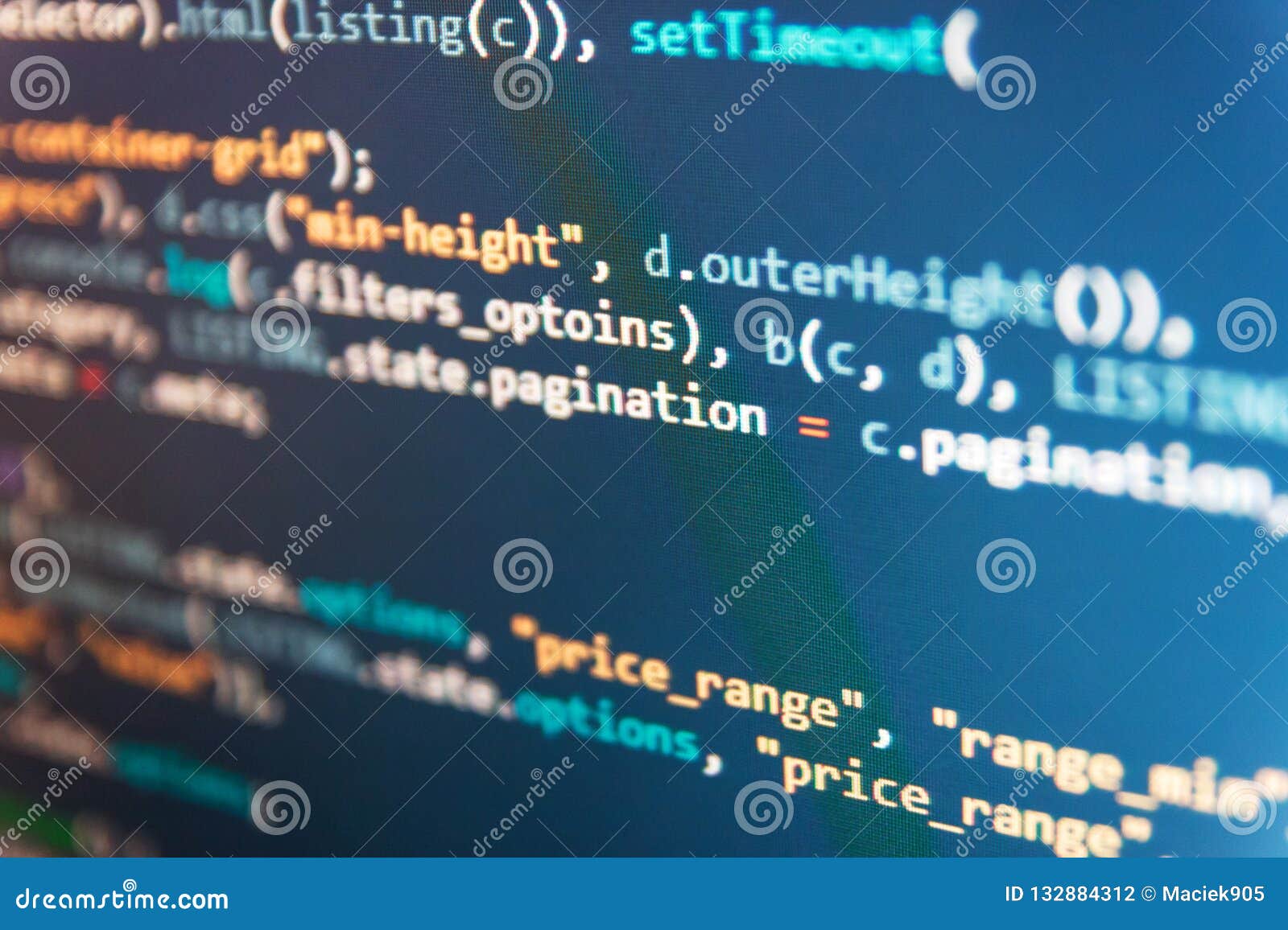 Css3 Code on a Colorful Background. Programmer Typing New Lines of HTML ... Css3 Code on a Colorful Background. Programmer Typing New Lines of HTML ...