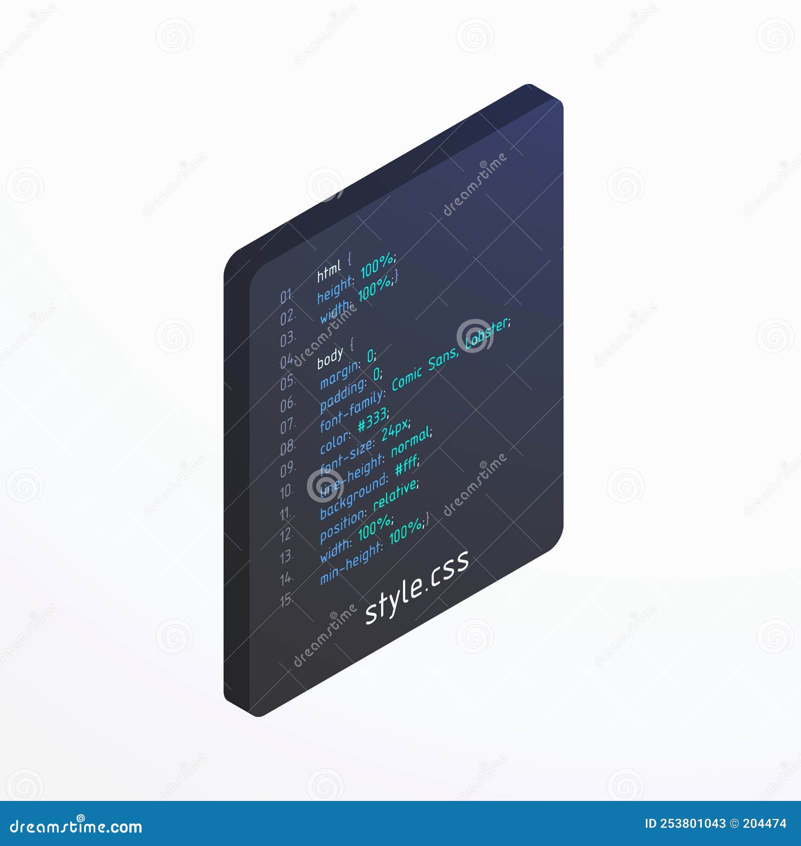CSS - Isometric Vector Icon. Cascading Style Sheets File Document ... CSS - Isometric Vector Icon. Cascading Style Sheets File Document ...