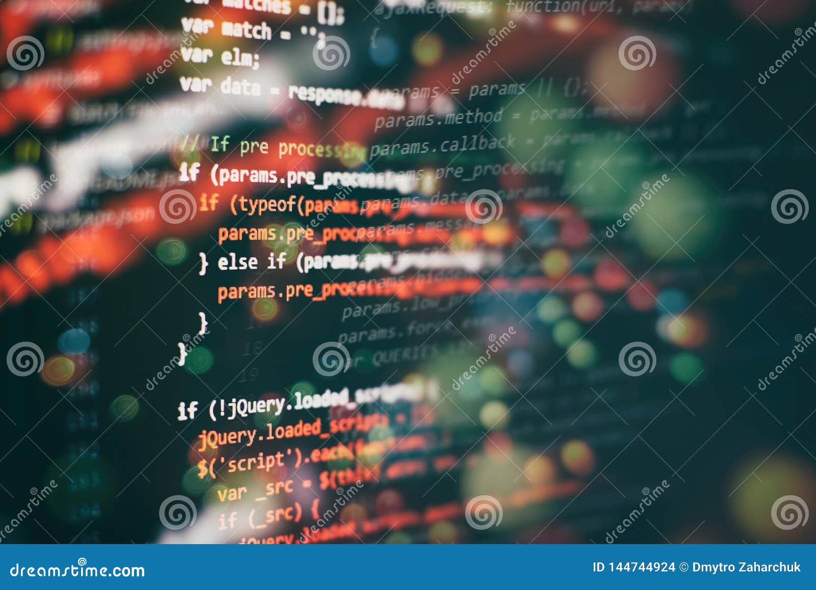 CSS, JavaScript and HTML Usage. Monitor Closeup of Function Source Code ... CSS, JavaScript and HTML Usage. Monitor Closeup of Function Source Code ...