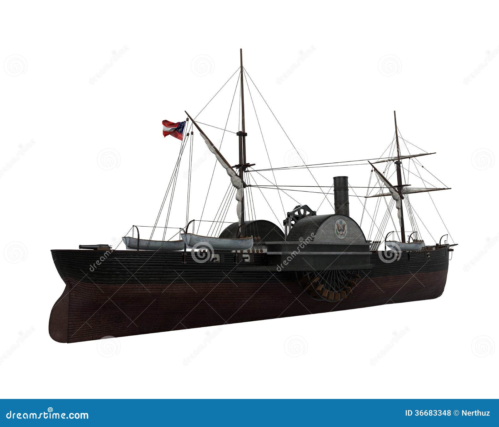 CSS Patrick Henry stock de ilustración. Ilustración de fondo - 36683348