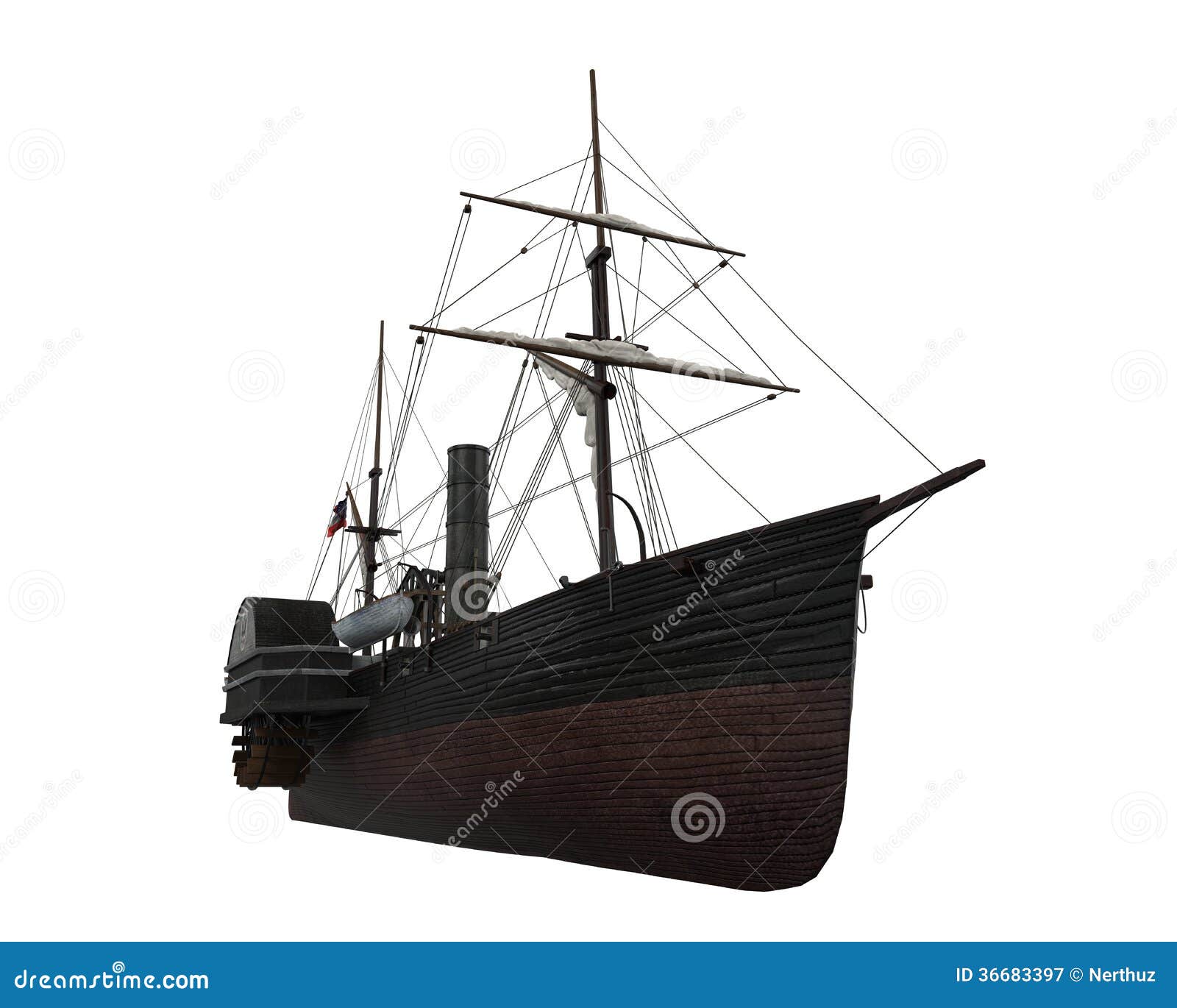 CSS Patrick Henry stock de ilustración. Ilustración de neatness - 36683397