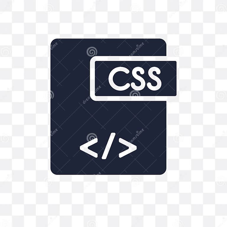 Css Transparent Icon. Css Symbol Design from Programming Collect Stock ...