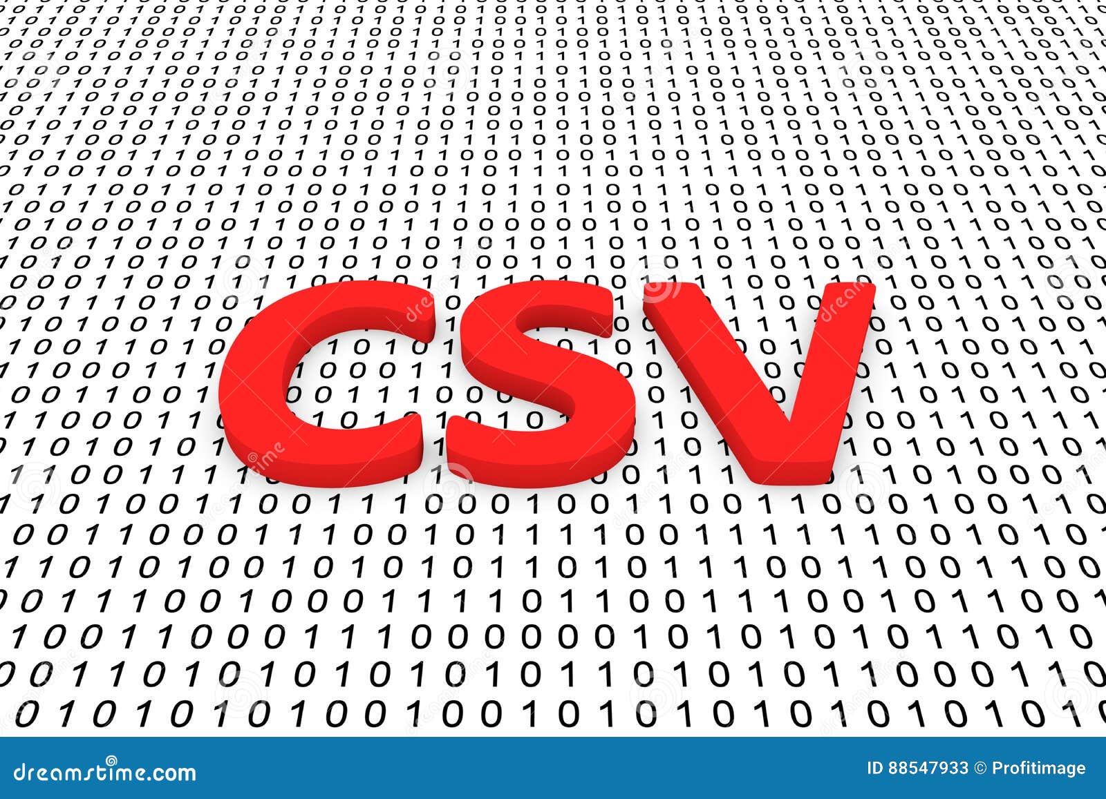 Csv stock illustration. Illustration of data, table, tabular - 88547933