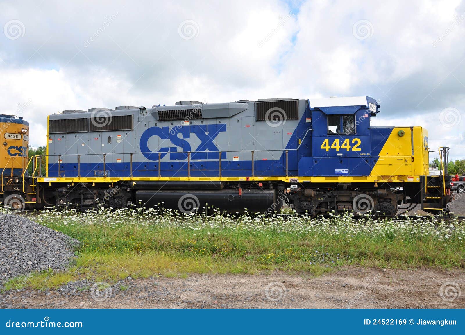 CSX Diesel Locomotive, Potsdam, New York, USA Editorial Stock Image ...
