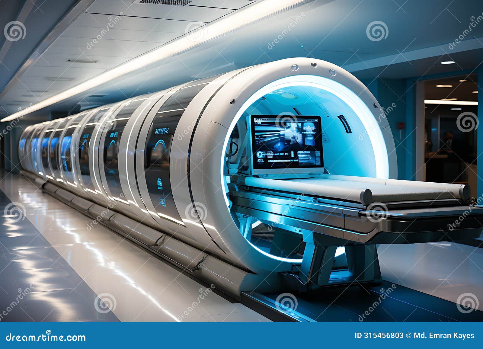 CT - Computerized Tomography Scan Device In Hospital Royalty-Free Stock ...